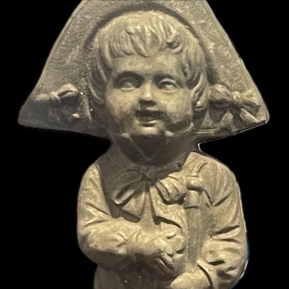 Accents | Antique Clock Topper Little Girl Statue Figurine 825 In H X ...